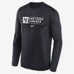 Nike Dri FIT Team Legend MLB New York Yankees Men S Long Sleeve T Shirt Nike