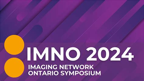 IMNO 2024 Imaging Network Ontario Symposium Scintica
