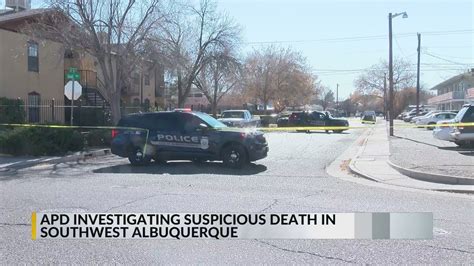 Police Investigating Suspicious Death Of Woman In Southwest Albuquerque