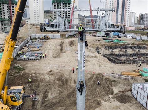 Дүүжин замын тээвэр төслийн тулгуур баганыг суурилуулах ажил үргэлжилж байна