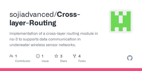 github sojiadvanced cross layer routing implementation of a cross