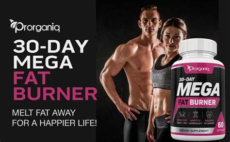 Prorganiq 30 Day Mega Fat Burner Capsule Uses Price Dosage Side