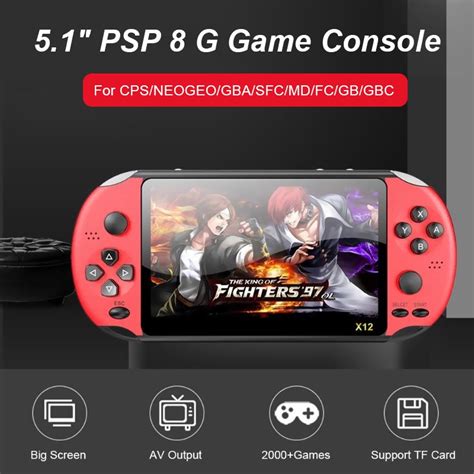 Jual X12 Plus 7 Inch Handheld Portable Game Console 16gb Preinstalled