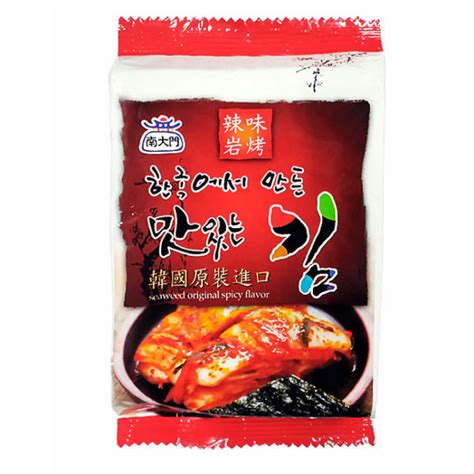Морская капуста сушеная обжаренная со вкусом кимчи Roasted Seasoned Dried Seaweed With Kimchi 4
