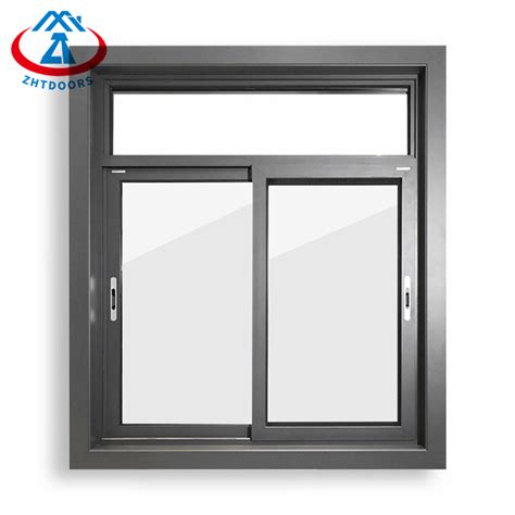 Double Glass Impact Resistant Windows Aluminium Sliding Window Zhongtai