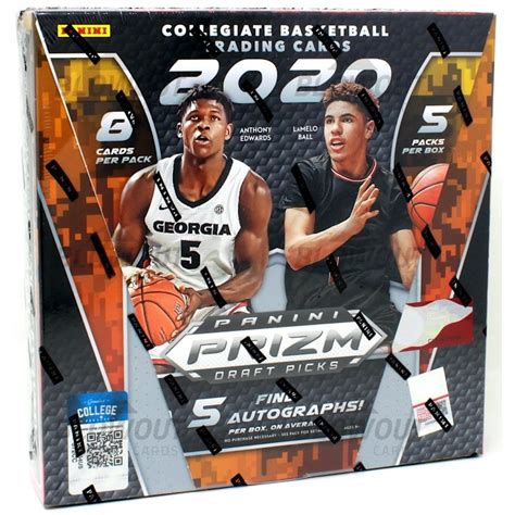 2020 21 Panini Prizm Collegiate Draft Picks Basketball Hobby Box