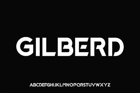 Modern Display Sans Serif 글꼴 벡터 디자인은 로고 로고 타입 헤드 라인 등에 적합합니다 알파벳에 대한 스톡
