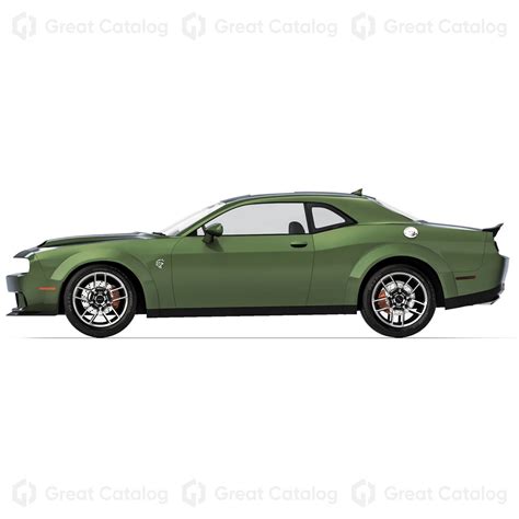Car Dodge Challenger Srt Hellcat Red Eye 2021 3d Model Greatcatalog 59323