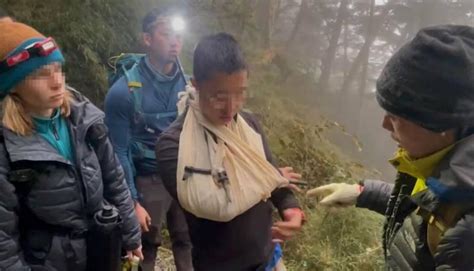 地牛翻身 5山友玉山攻頂前遭地震落石砸傷