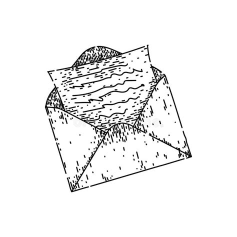 Letter Mail Sketch Stock Illustrations 6 822 Letter Mail Sketch Stock
