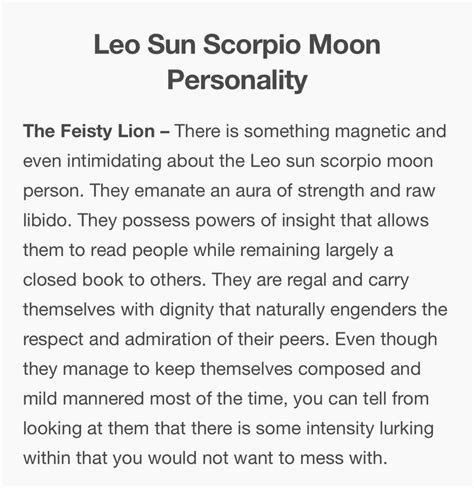 Pin By Pinner On Sun In Leo Moon In Scorpio Pluto Rising Scorpio