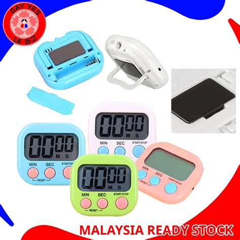 sayyes kitchen timer electronic magnetic digital cooking timer pemasa