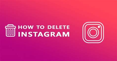 How To Delete Or Remove An Instagram Account All The Time