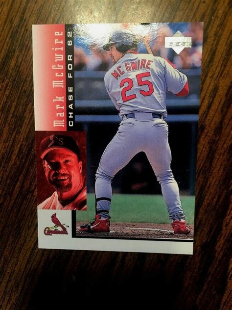 Mark Mcgwire 70 Home Runs 1998 Cardinals Fotoball Plus Upper Deck Card Combo Set 2046190627