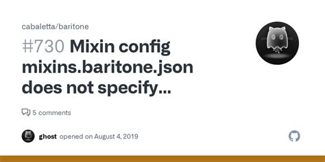 Mixin Config Mixins Baritone Json Does Not Specify MinVersion
