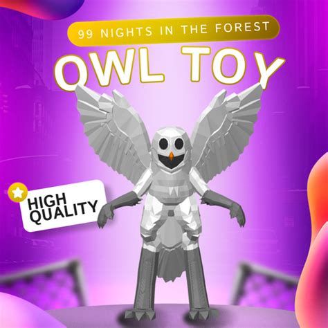 🦉 Eule 99 Nächte Im Wald Roblox・ 3mf Datei Für 3d Druck・cults