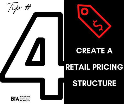 TIP CREATE A RETAIL PRICING STRUCTURE