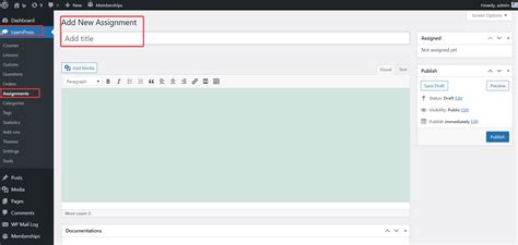 How To Create Assignment Assignments Add On For LearnPress