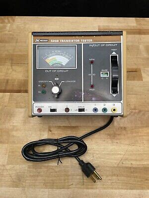 B K Precision Model 520B By Dynascan Transistor Tester Tested EBay