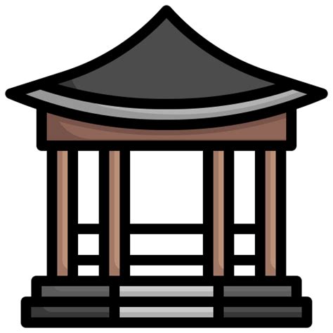 Pavilion Generic Outline Color Icon