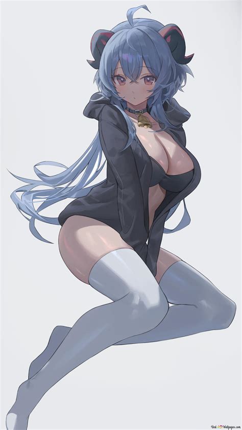 Hot Ganyu Sexy Look Genshin Impact 2k Wallpaper Download
