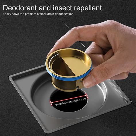 Drain Strainer Gravity Closure Large Displacement Deodorization Copper