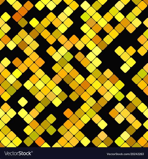 Geometrical Rounded Square Pattern Mosaic Vector Image