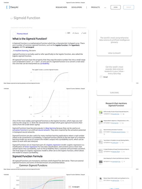 sigmoid function definition deepai download grátis pdf logistic