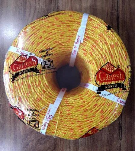 Yellow Ganesh Polypropylene Rope 3 Mm At ₹ 138kg In Nagpur Id