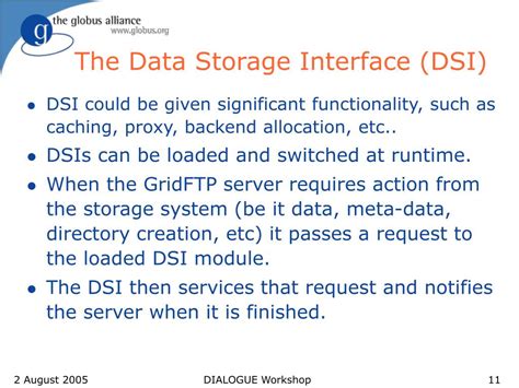 Ppt Globus Data Storage Interface Dsi Enabling Easy Access To Grid Datasets Powerpoint