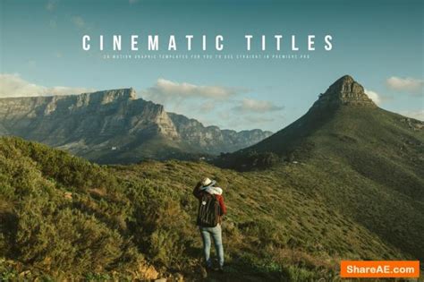 Cinematic Animation Titles Free After Effects Templates After Effects Intro Template Shareae