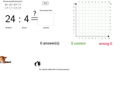 Practising Division Geogebra