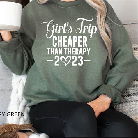Girls Trip Cheaper Than Therapy Shirt Etsy