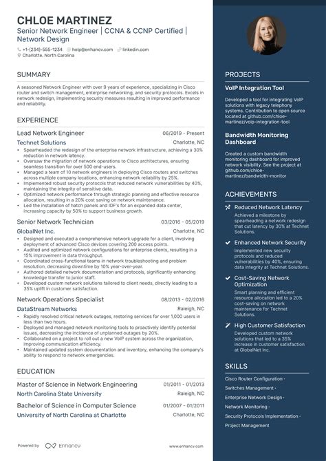 5 Ccna Network Engineer Resume Examples And Guide For 2024