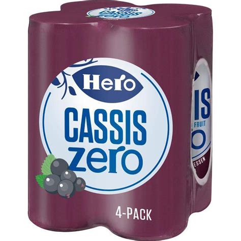 Hero Cassis Zero 4 Pack Pantry