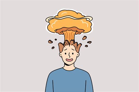 Man Feels Explosion In Head Due To Brain Overload With Data And Lack Of Information Hygiene