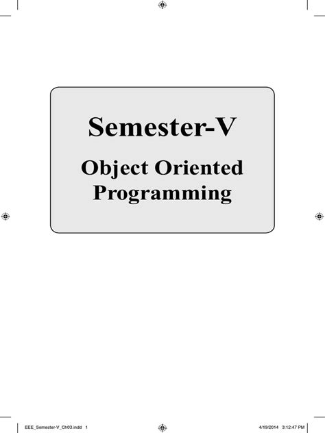 5 object oriented programming pdf method computer programming