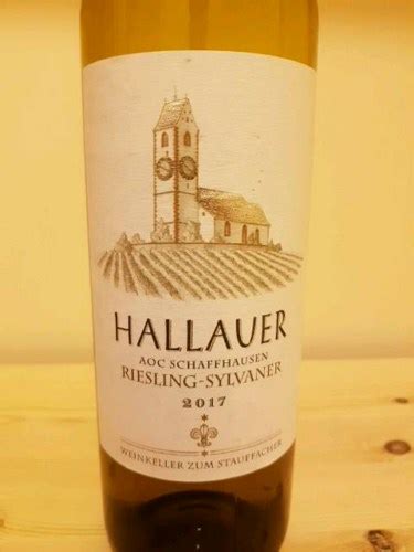 Weinkeller Zum Stauffacher Riesling Sylvaner Vivino US