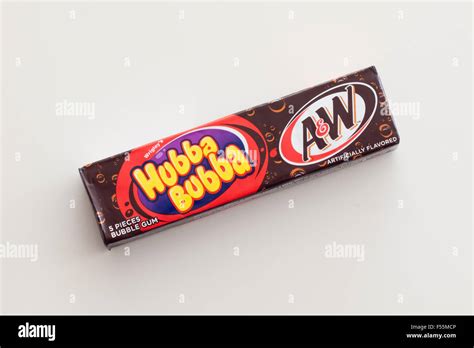 A Stick Of Wrigleys Hubba Bubba Aandw Root Beer Flavoured Bubble Gum