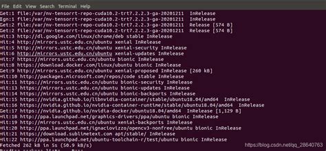 sudo apt get update 出错 updating from such a repository can‘t be done