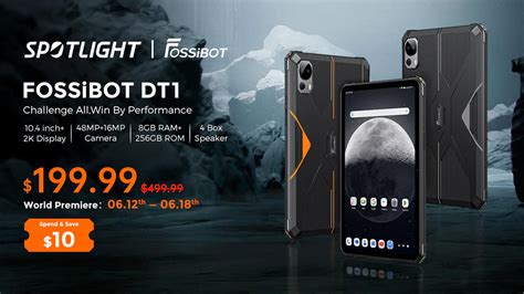 Fossibot Dt1 World Premiere 189 99 For A 16gb 256gb Rugged Tablet