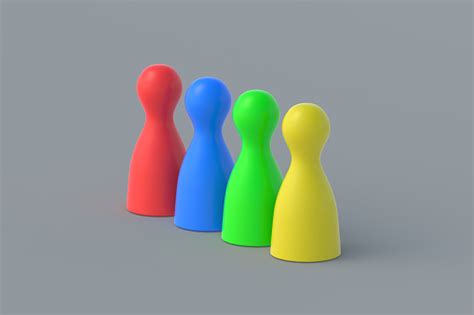 보드 게임 칩의 행 가족을 위한 집에서 엔터테인먼트 3d 렌더링 3차원 형태에 대한 스톡 사진 및 기타 이미지 3차원 형태