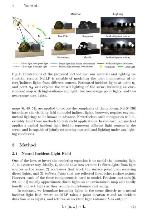 Neilf Neural Incident Light Field For Physically Based Material Estimation Deepai