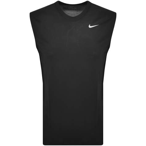 Nike Training Dri Fit Logo Vest Black Mainline Menswear Gb