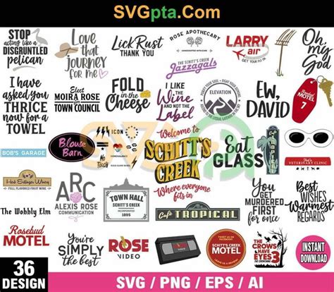Schitts Creek Svg Bundle David Rose Svg Ew David Svg Schitts