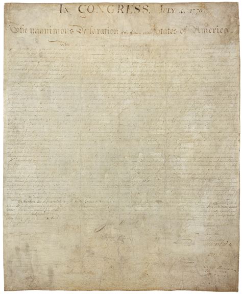 Declaration Of Independence At A Glance Online