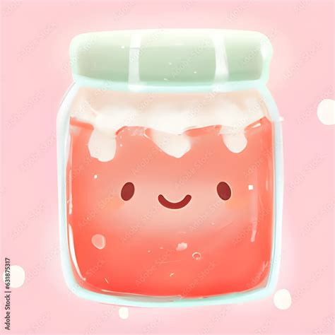 Cute Kawaii Jar Ai Jar Digital Art Jar Ai Generative Ai Generative