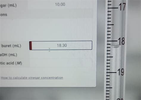 Solved Final Volume Of Buret Ml What Is The