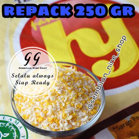 Jual Hj Bread Crumbs 250 Gram Tepung Roti Panir Mix Kuning Orange Putih