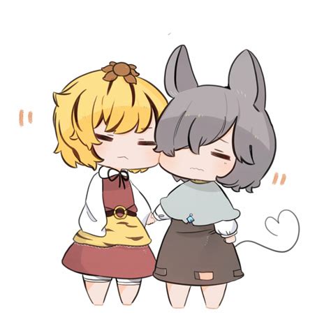 Nazrin And Toramaru Shou Touhou Drawn By Kurotaro Danbooru